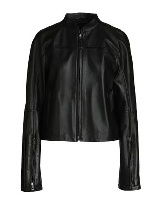 8 by YOOX LEATHER BIKER JACKET