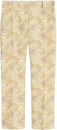 Max Mara Femme, Pantalons, Multicolore, Taille: 42 FR Cropped Pantalons