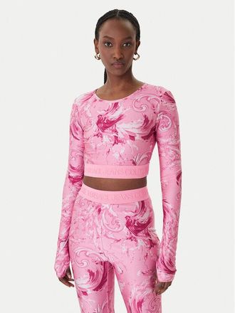 Versace Jeans Couture Bluse 80HAH218 JS532 Blau Slim Fit