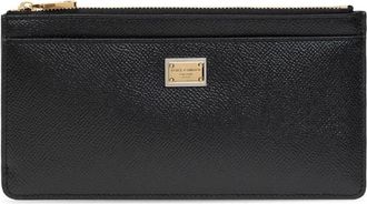 Dolce & Gabbana Kartenhalter Brieftasche- Der Schnelle Braune Fuchs - - Accessories - Damen - Schwarzk - ONE SIZE
