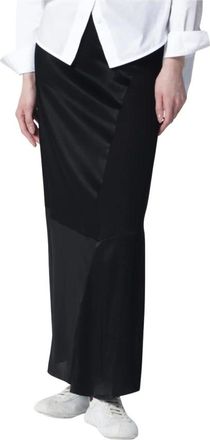 6397 Femme, Jupes, Noir, Taille: 40 FR Jupe Patchwork