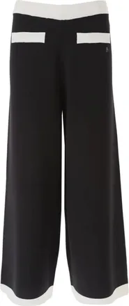 Karl Lagerfeld Femme, Pantalons, Noir, Taille: 36 FR Pantalon en maille classique