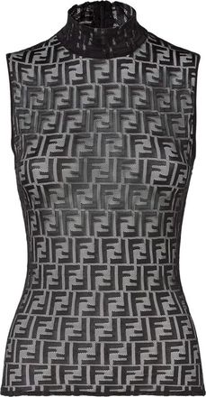 Fendi Damen, Oberteile, Schwarzk, LGr&ouml;&szlig;e