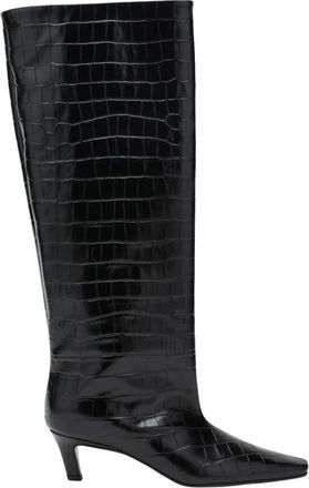 Toteme Femme, Chaussures, Noir, Taille: 36 EU Wide Shaft Boot