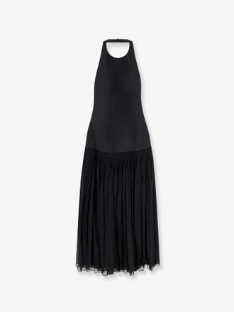 R&oacute;he Pleated long dress - ROHE - gender_Woman