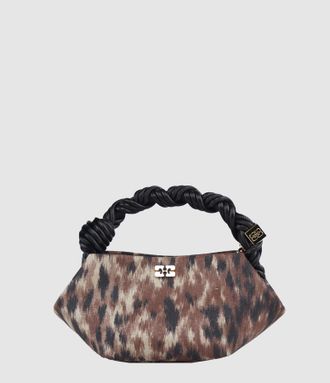 Ganni Sac Mini Bou Taffeta Burro