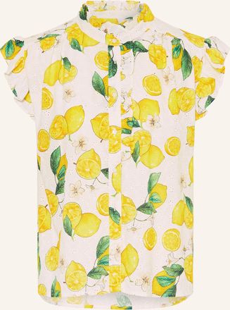 Tonno & Panna Tonno & Panna Blusentop Aus Lochspitze gelb