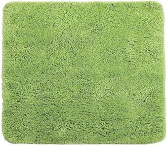 Brandsseller Tapis de bain 50x50 cm Tapis de salle de bain Paillasson de salle de bain carré Chenille antidérapant absorbant lavable en machine - Vert