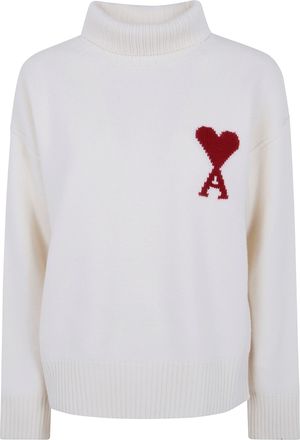Ami Sweater Funnel Neck Quota Ami De Coeur