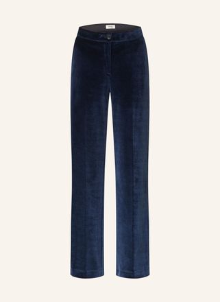ottod'Ame Ottodame Marlenehose Aus Nicki blau