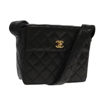 Chanel Sac bandouli&egrave;re vintage en cuir Pre-owned - Femme - Pre-owned - Noir - Taille: ONE Size