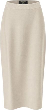 Gran Sasso Midirock - - Skirts - Damen - Beige - M