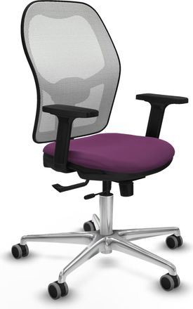 Piqueras y Crespo Jorquera Telearbeitsstuhl mit 2D-Armen, h&ouml;henverstellbare Lendenwirbelst&uuml;tze, ausgestattet mit Syncro/Traslack und injiziertem Schaum, mit Rollen von 