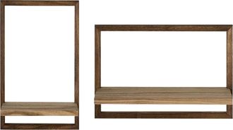 Generic Montagehalterungen f&uuml;r Wohnzimmer, schwebendes Holzregal - Modische schwebende Regale aus Holz | Leichte Montagehalterungen f&uuml;r Fotos von gr&uuml;nen Troph