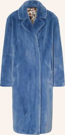 Lilienfels Lilienfels Kunstfell-Mantel blau