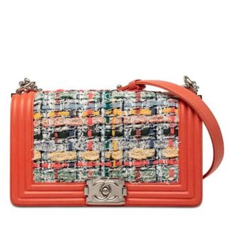 Chanel unisex, Pre-owned, Multicolore, Taille: ONE Size Sac bandouli&egrave;re Boy Flap Pre-owned