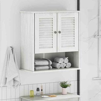 vidaXL Cabinet de Salle de Bain Mural vigo Blanc 67.5 x 34 x 71.5 cm Vidaxl
