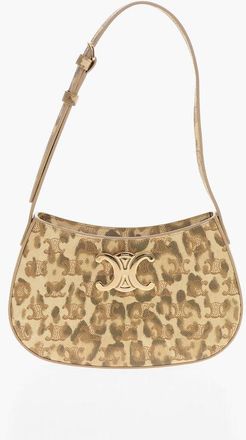 Celine Animal Patterned CLAUDE Shoulder Bag Gr&ouml;&szlig;e Unica