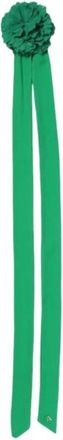 Twinset Femme, Accessoires, Vert, Taille: ONE Size Flower Scarf