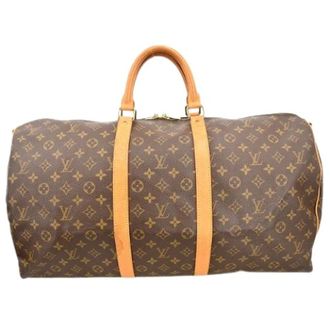 Louis Vuitton unisex, Pre-owned, Brun, Taille: ONE Size Pre-owned Keepall bandouliere bag