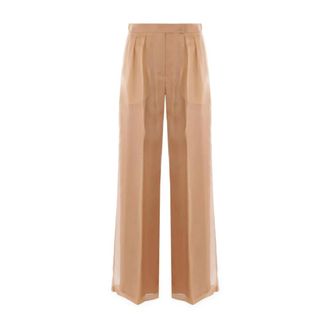 Max Mara Femme, Pantalons, Beige, Taille: 38 FR Wide Pantalons