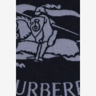 Burberry Cashmere Reversible Scarf - Blue