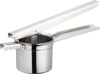 MasterClass MasterClass Deluxe-Edelstahl-Kartoffelpresse, 31 cm (12), Silber