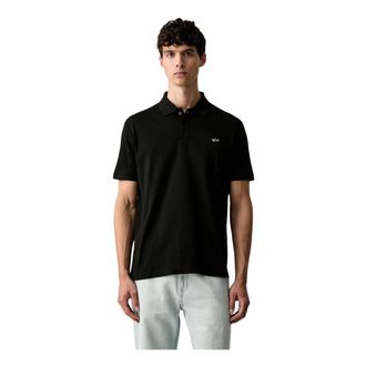 Paul & Shark Polo en coton double piqu&eacute; - Homme - Tops - Noir - Taille: 2XL