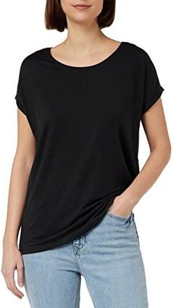 Vero Moda Vero Moda Femme Vmava Plain Top Gajrs Noos T-Shirt, Noir, XS EU
