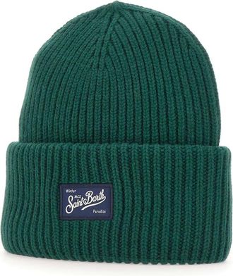 MC2 Saint Barth Homme, Accessoires, Vert, Taille: ONE Size Berry Beanie