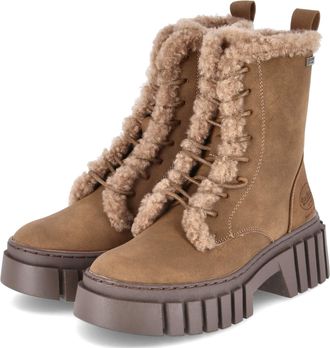 Dockers by Gerli 51PL306810300 Schn&uuml;rstiefel Synthetik Damen in braun - Gr. 38