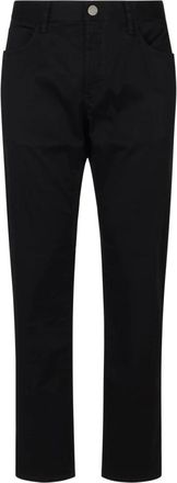 Giorgio Armani Homme, Pantalons, Noir, Taille: W36 Pantalon cigarette uni