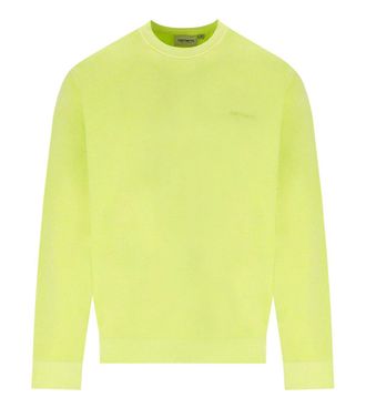 Carhartt Work in Progress SWET-SHIRT DUSTER SCRIPT ARCTIC LIME CARHARTT WIP