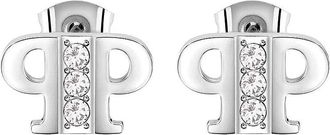 Philipp Plein Femme, Accessoires, Gris, Taille: ONE Size PP Elements Ear Studs