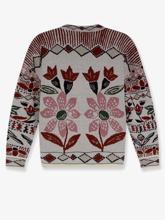 Farm Rio Womens Cardigan With Multicolour Embroidery Polyester Sweater