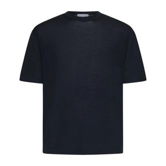 D4.0 Pullover aus Schurwolle - - Tops - Herren - Blau - XL