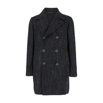 Tagliatore Grauer- zweireihiger Mantel - - Coats - Herren - Grau - 2XL