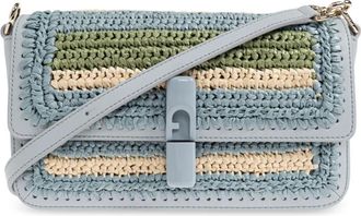 Furla Femme, Sacs, Bleu, Taille: ONE Size Iride Small Shoulder Bag