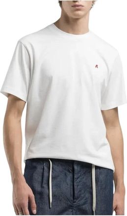 Replay Homme, Tops, Blanc, Taille: L T-shirt en Coton pour Homme