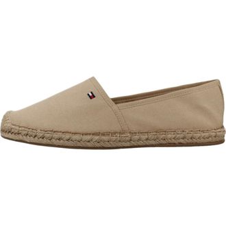 Tommy Hilfiger Femme, Chaussures, Brun, Taille: 38 EU Espadrille en toile avec broderie drapeau