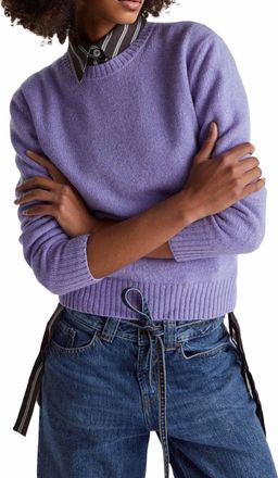 Benetton Damen Maglia G/C M/L 103me1n23 Pullover, blau, XL