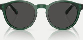 Ralph Lauren Polo Ralph Lauren - Ph4192 - Lunettes de soleil à verres gris et monture transparente - Vert