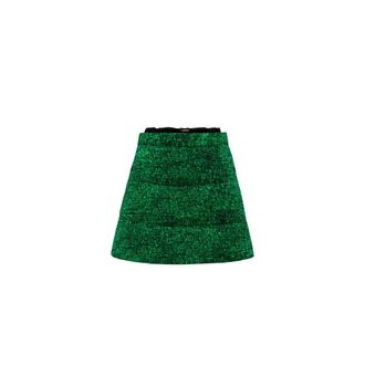 Moncler Kurzer Rock - - Skirts - Damen - Gr&uuml;n - S