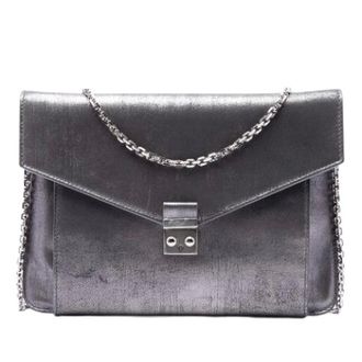 Dior Pre-owned Vintage Sac bandouli&egrave;re - Femme - Pre-owned - Gris - Taille: ONE Size