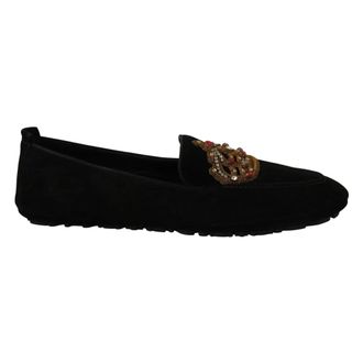 Dolce & Gabbana Loafers Slides Dress - - Shoes - Herren - Schwarzk - 39 EU
