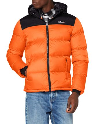 Schott NYC Unisex Utah2 Jacke, Orange, XL