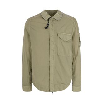 C.P. Company Chrome R Lens Overshirt - - Shirts - Herren - Gr&uuml;n - XL