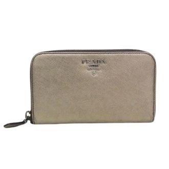 Prada Pre-owned Metal Round Zip Wallet 1M1157 - - Pre-owned - Damen - Grau - ONE SIZE