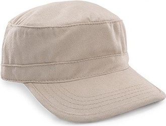 4sold Bonnet Army Sport Casquette Style armée 100% Coton pêche (Stone)