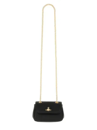 Vivienne Westwood Chain Strap Shoulder Bag - Black